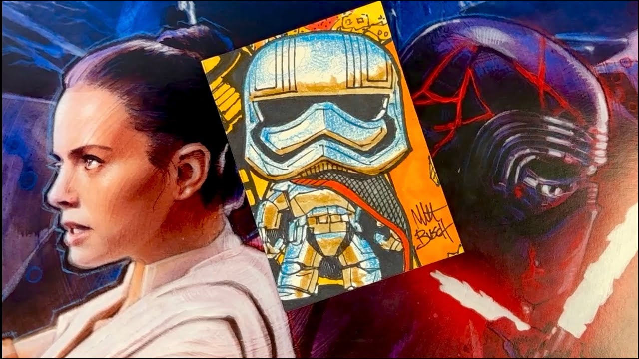 Matt Busch: Rendering Chrome Quickly on a Star Wars Sketch Card ...