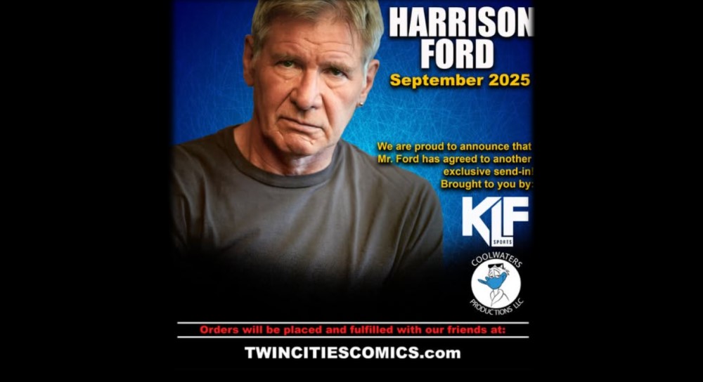 Twin Cities Comics: Harrison Ford private signing - Fantha Tracks ...