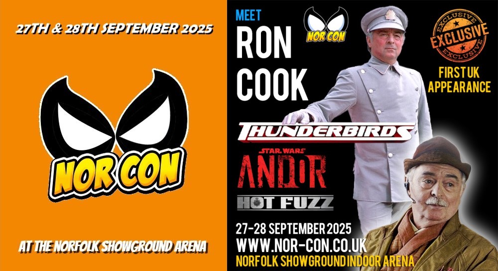 NORCON: Saturday 27th - Sunday 28th September 2025: Ron Cook attending - Fantha Tracks | Daily ...