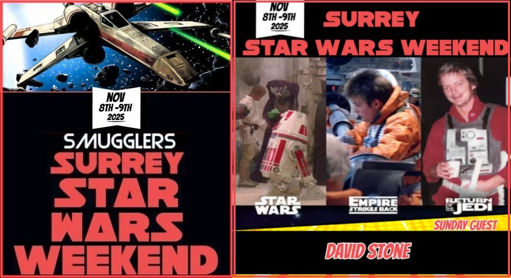 Smugglers Surrey Star Wars Weekend: David Stone attending - Fantha ...