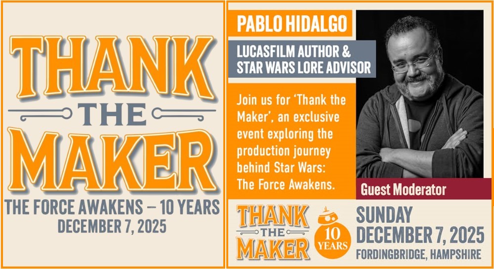 Thank The Maker: Celebrating The Force Awakens with Guest Moderator ...