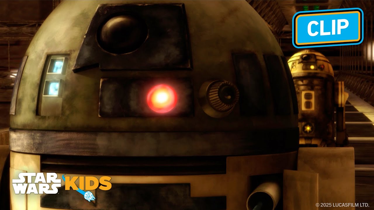 Star Wars: The Clone Wars: R2-D2 fights off an enemy droid - Fantha ...