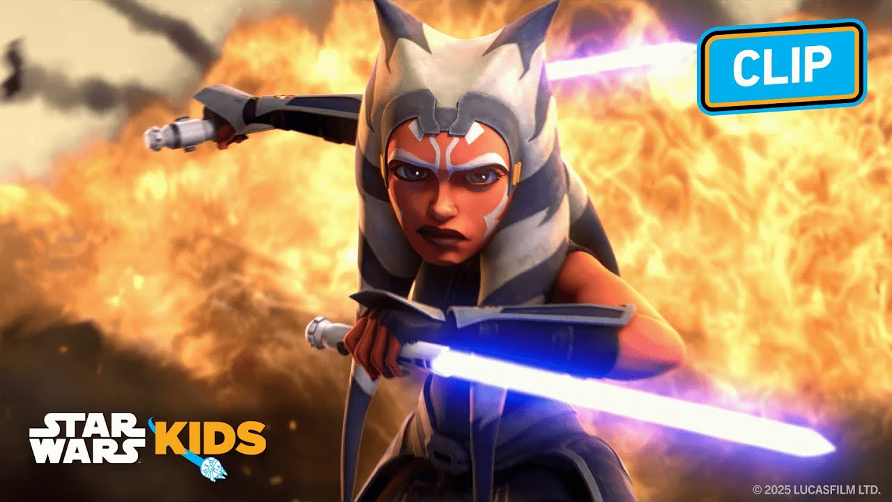 Star Wars: The Clone Wars: Ahsoka plays hopscotch with ships - Fantha ...