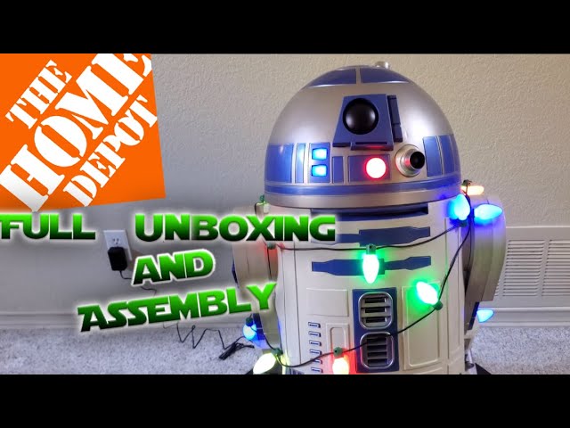 Home Depot R2-D2: Unboxing and assembly - Fantha Tracks | Daily Star ...
