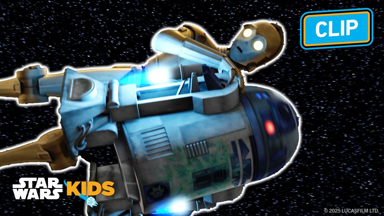 Star Wars: The Clone Wars: R2-D2 and C-3PO blast through space - Fantha ...