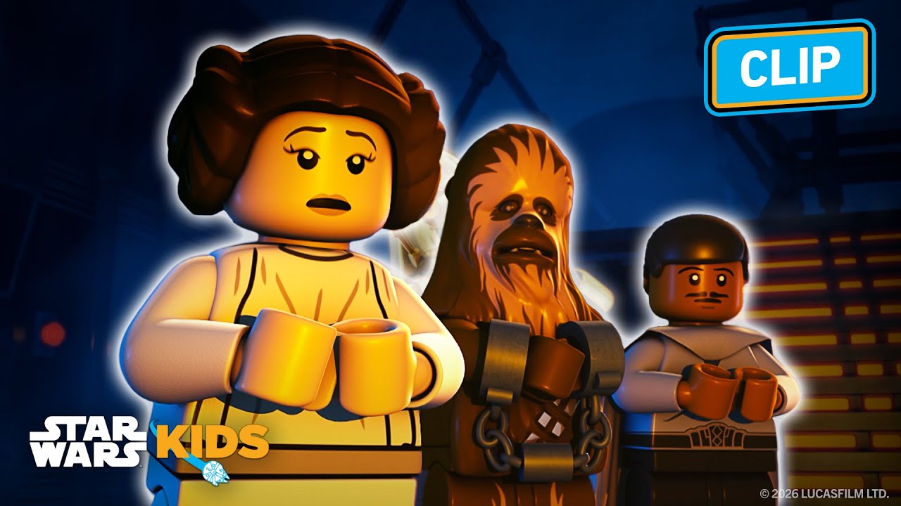 LEGO Star Wars: Droid Tales: Han Solo and Princess Leia Fall into Vader ...